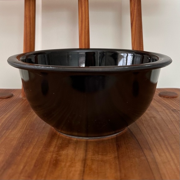 Pyrex | Kitchen | Pyrex Black Clear Bottom Bowl 322 L Corning Ny Usa ...